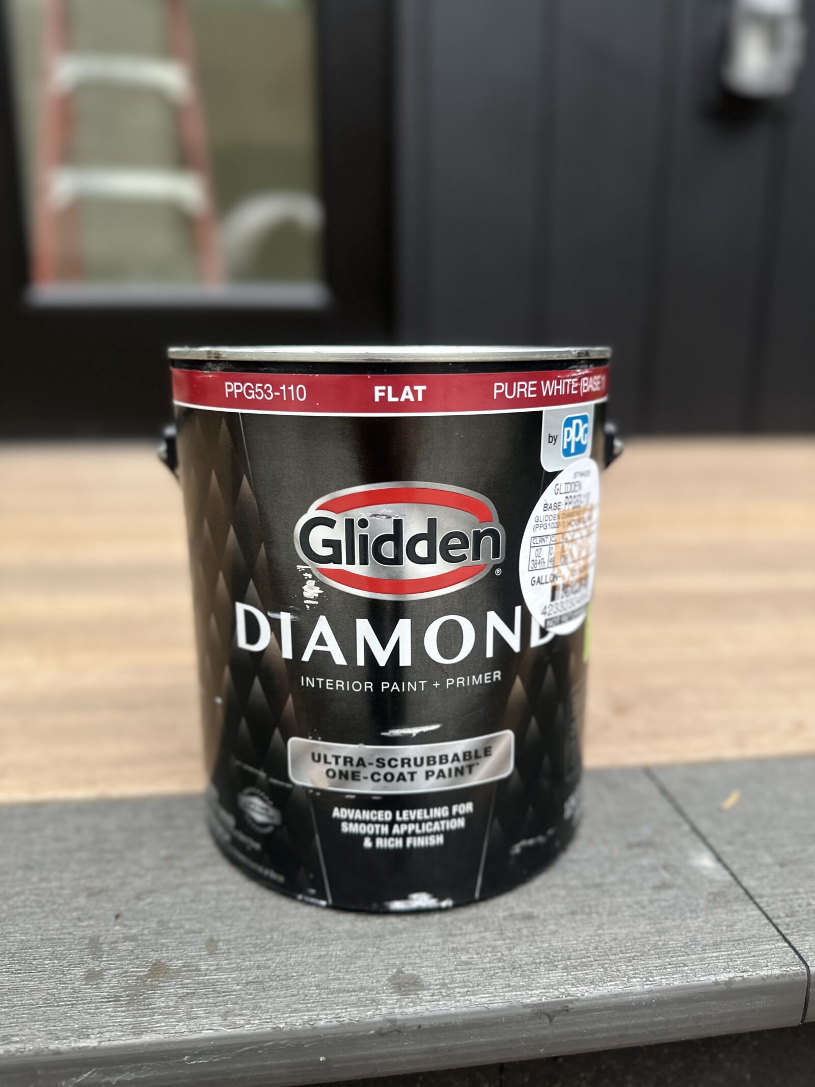DIY Faux Limewash Effect with Glidden Diamond Paint